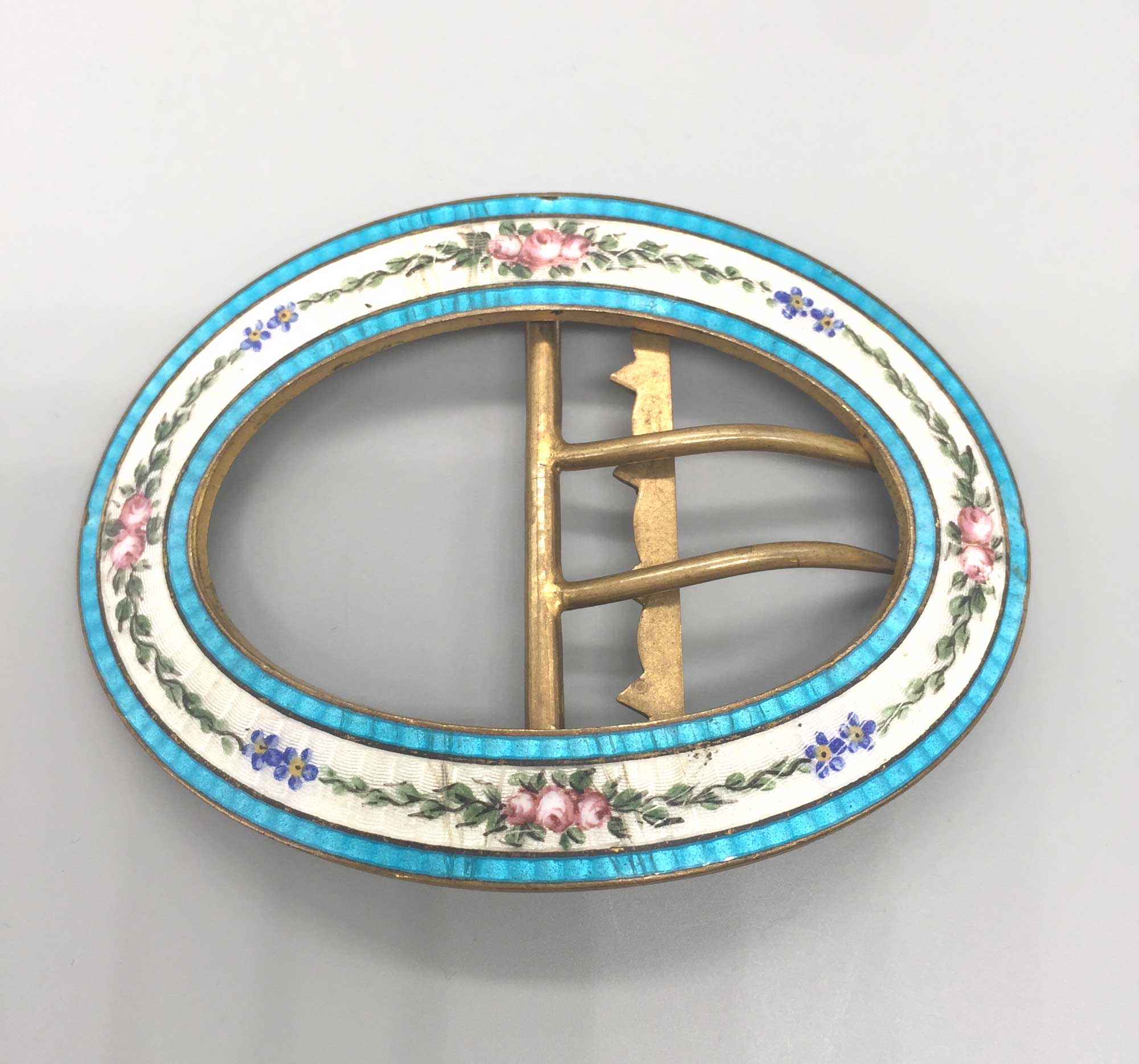 Edwardian Enamel Buckle | Barnebys